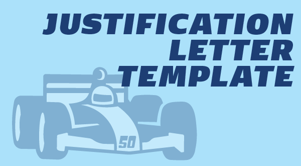 Justification Letter Template